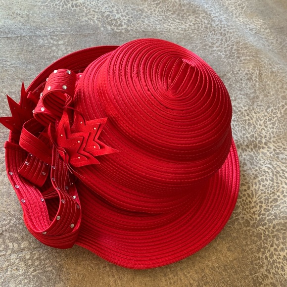 Milano | Accessories | Sophisticated Red Milano Parisnew York Hat ...